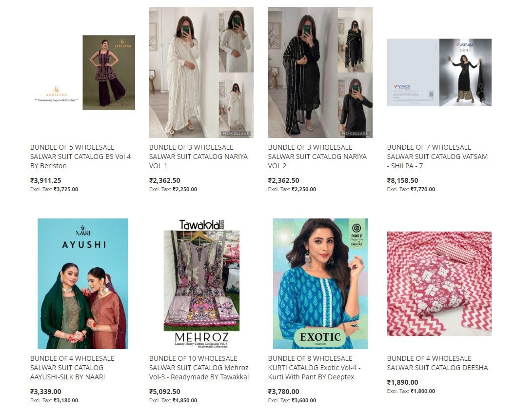 64 wholesale bundles launched today — 05 Sep 2023 - Ethnic Fashion Blog