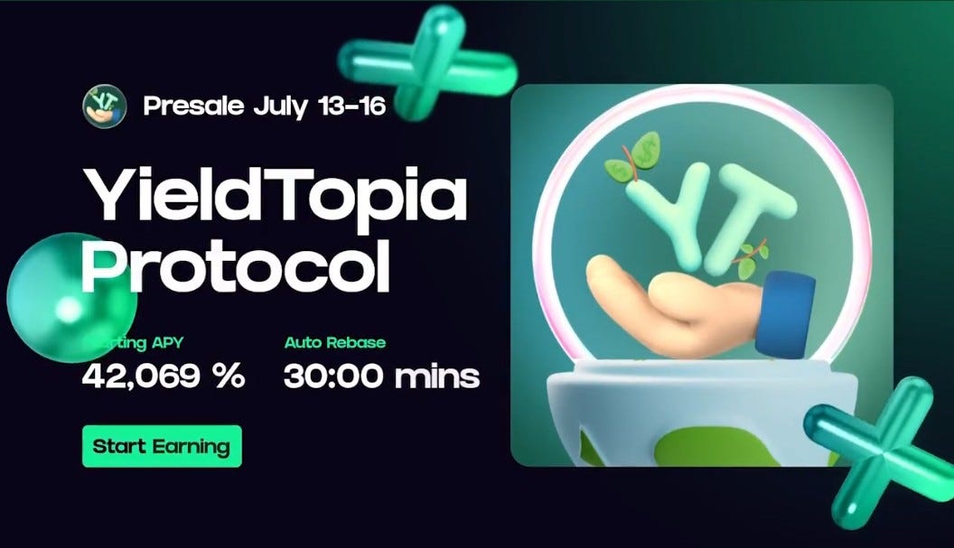 YieldTopia: The futuristic DeFi protocol reveals it’s sustainable yield mechanism backed by it’s ...