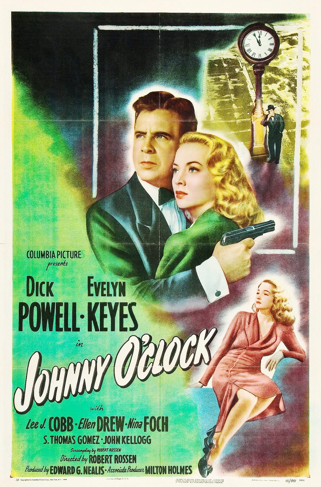 My Review of ‘Johnny O’Clock’ (1947) | by Debbi Mack | Movie Lover’s ...