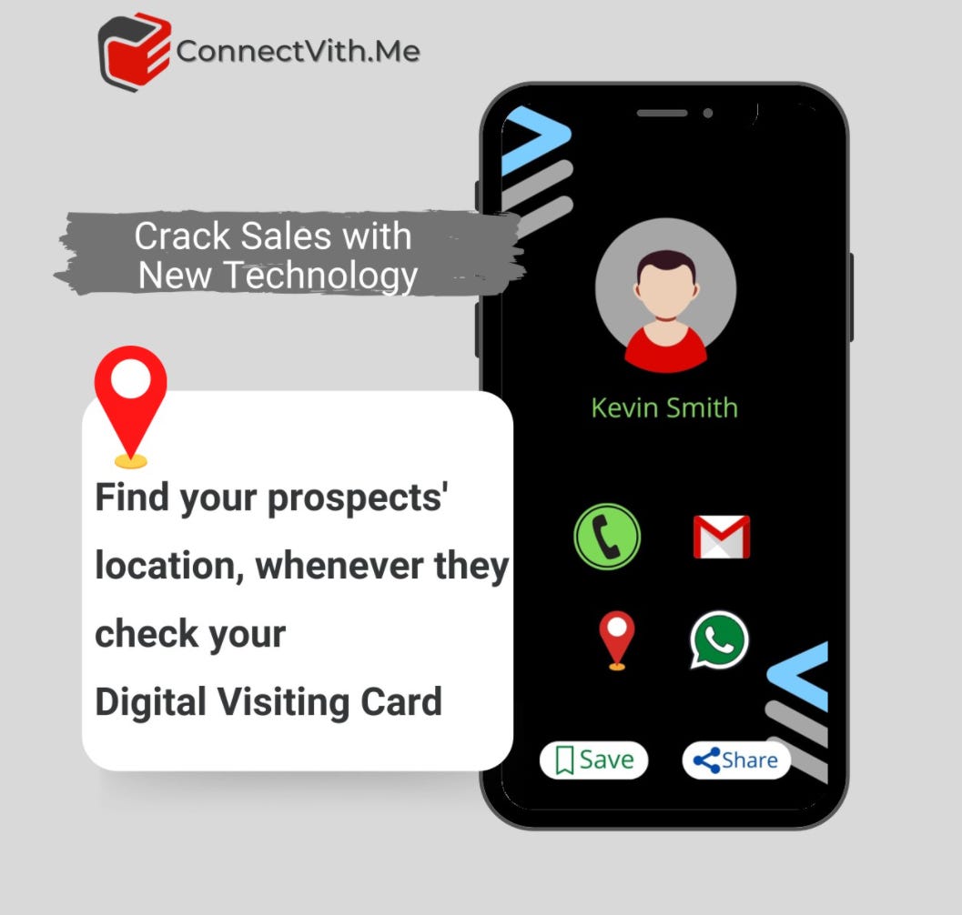 Find your prospect's location whenever they check your Digital Visiting ...