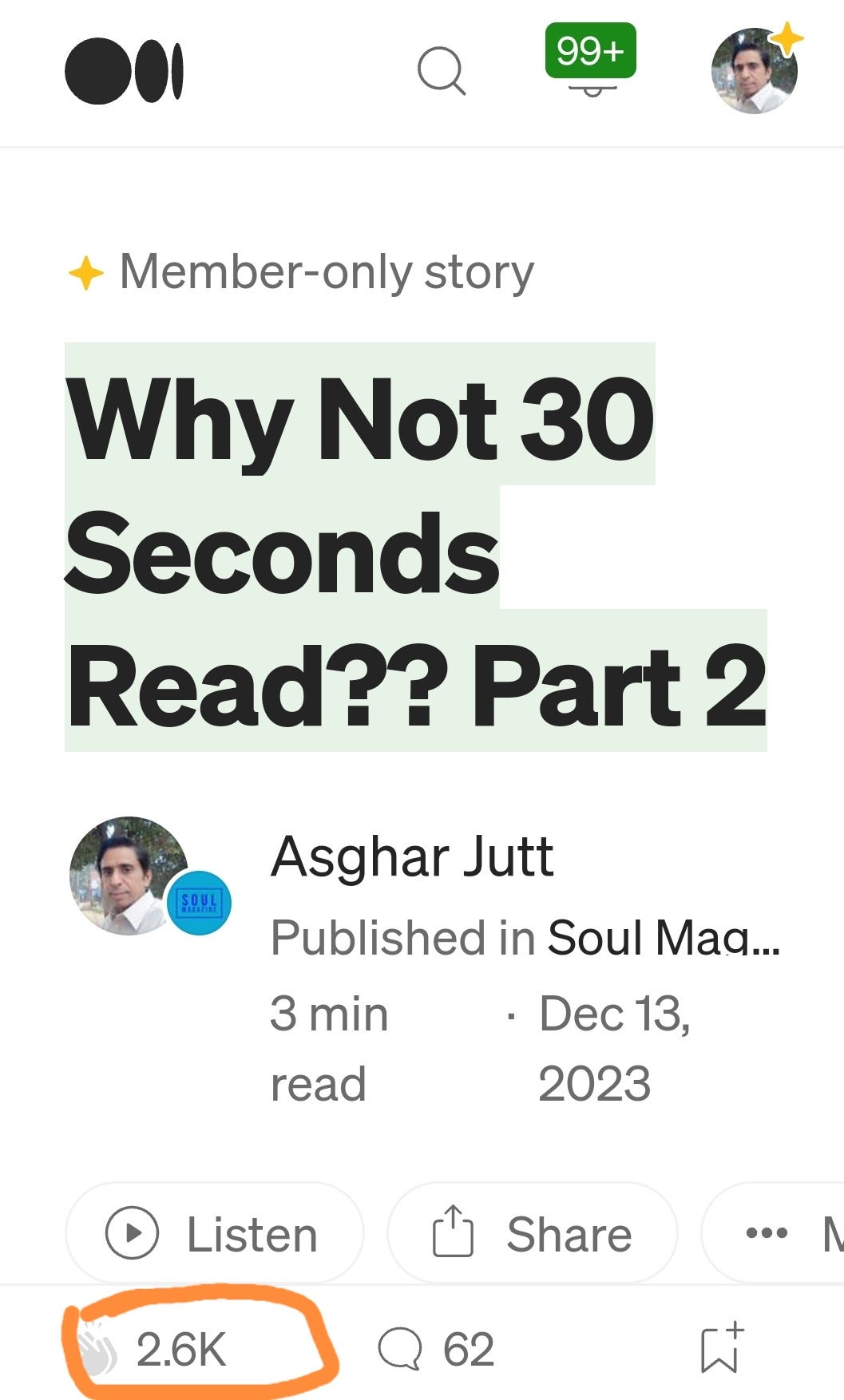 Why Not 50 Claps Part 02 By Asghar Jutt Medium
