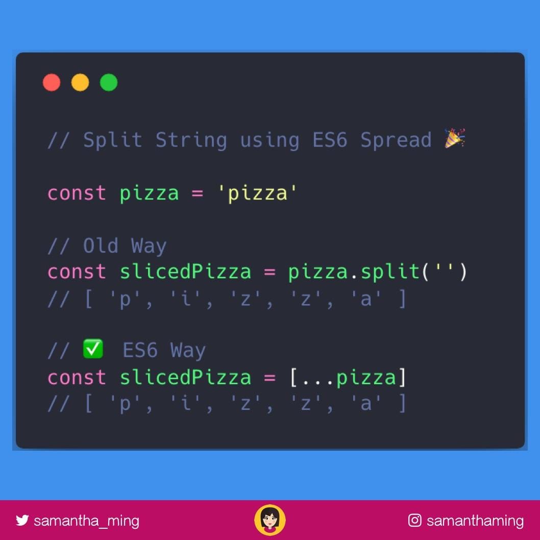 The Spread Operator and .apply(). Last week I discussed the impact that ...