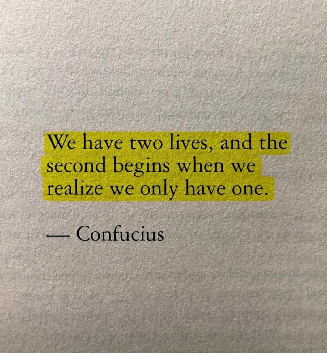 The Canvas of Our Lives. “We have two lives, and the second… | by ...