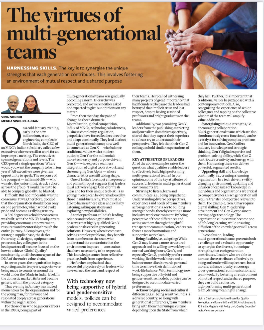 The virtues of multi-generational teams - Vipin Sondhi - Medium