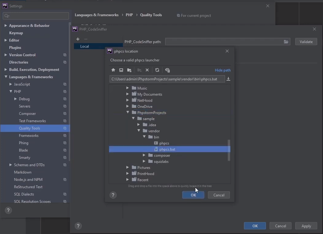 Installing And Using Drupal Php Code Sniffer On Phpstorm By Saptashwa Mandal Medium 3323