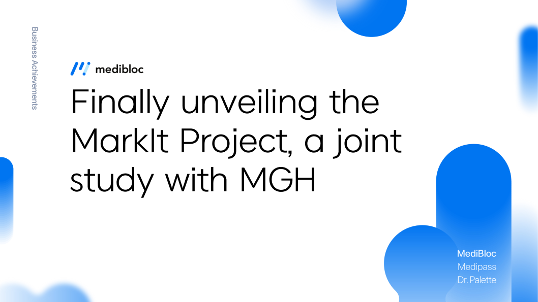 Finally unveiling the MarkIt Project, a joint study by MediBloc in ...