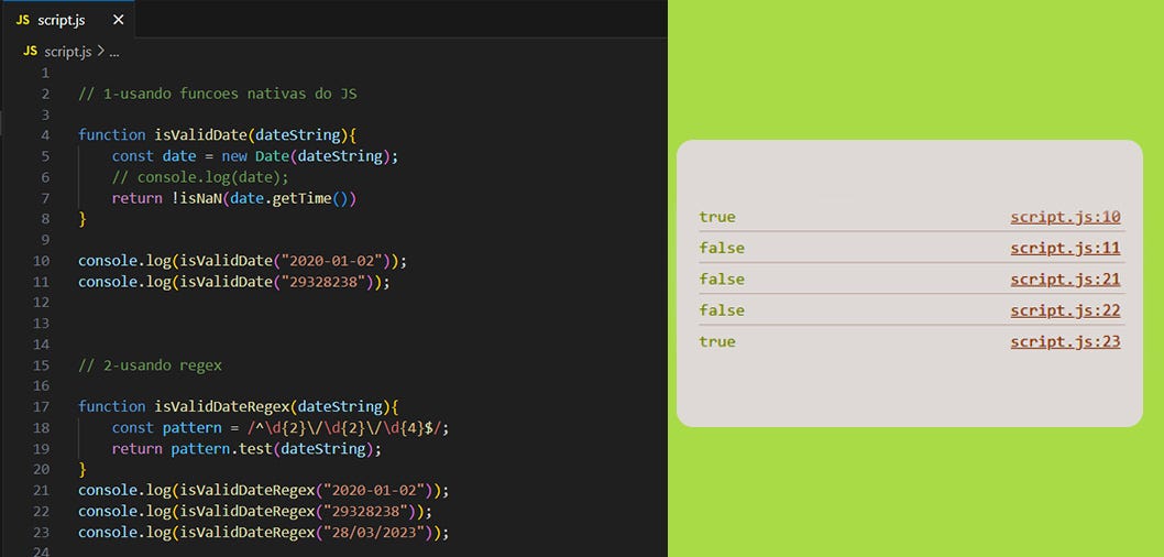 Verificar Datas Com Javascript Como Verificar Se A String Fornecida é 6329