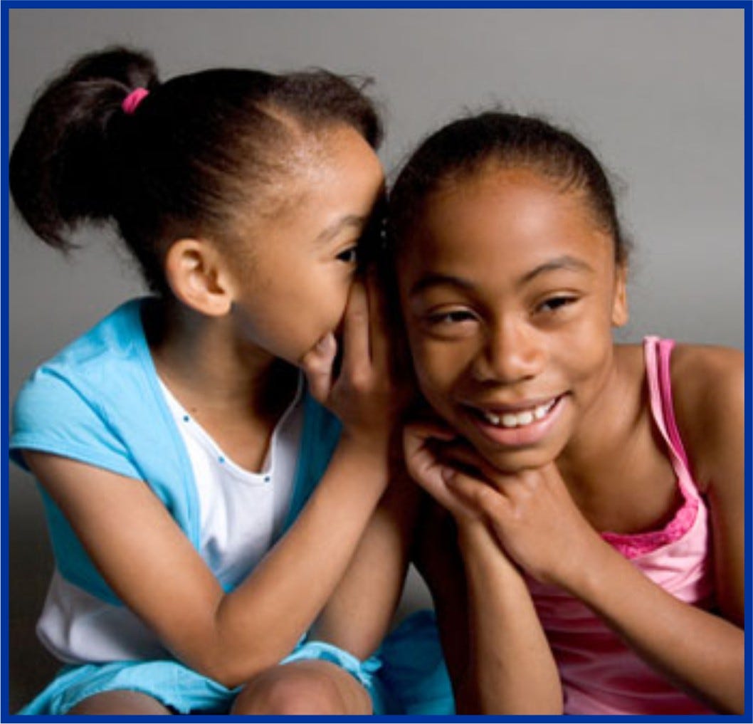 Kids Whispering To Each Other