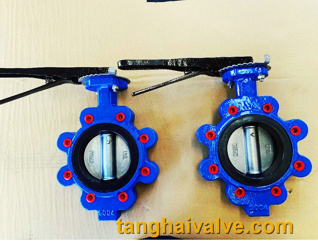 Lug Concentric Type Butterfly Valve with Rubber Seated（tanghai valve ...