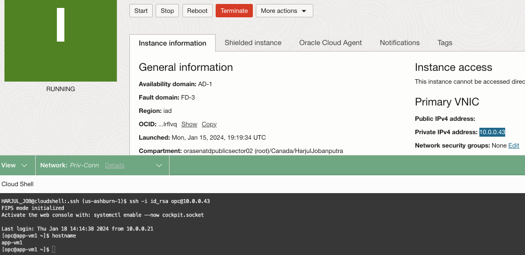Connect Private Compute Instance Using Oci Cloud Shell By Harjul Jobanputra Medium