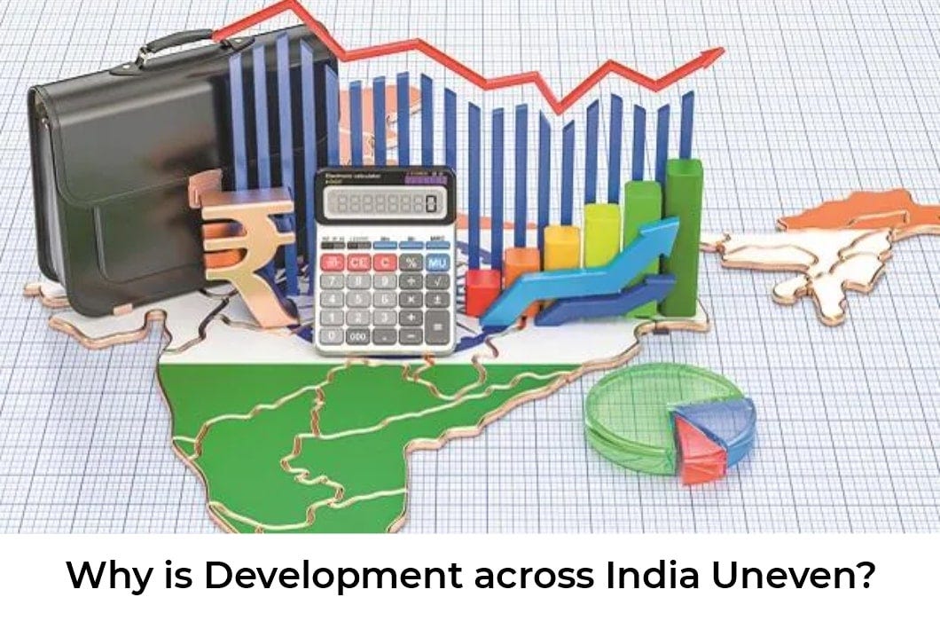 Uneven Development in India. Until 1947 India was a British colony ...