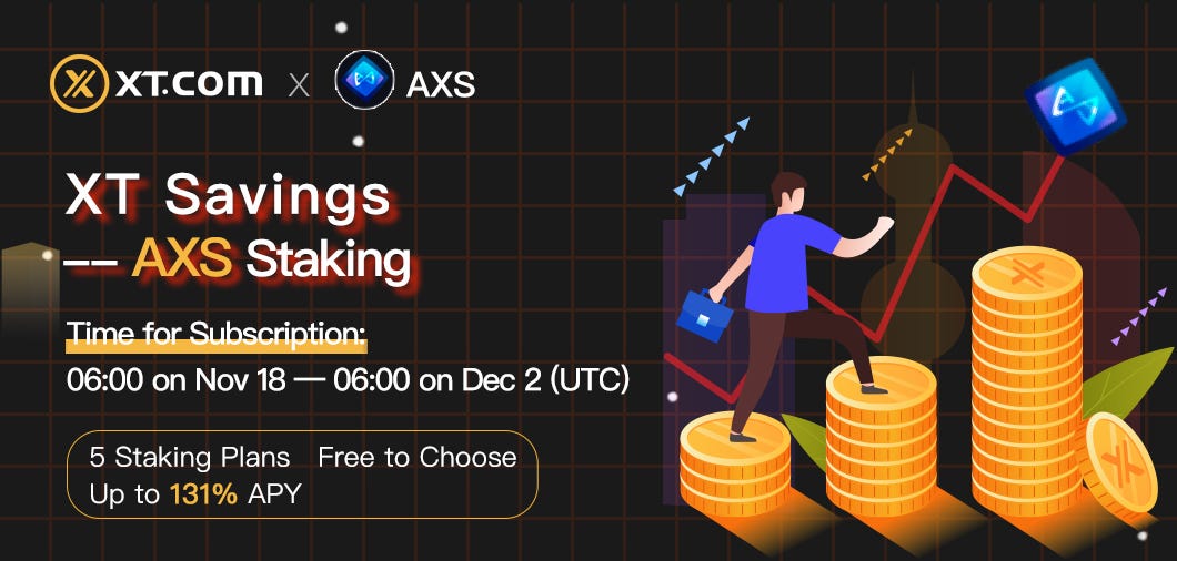 XT Will Launch AXS Staking Subscription | by XT.com | Medium