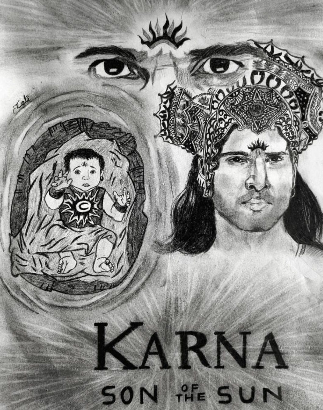 Drawing Hrithik Roshan As Karna Mahabharat/Drawing Hrithik, 49% OFF