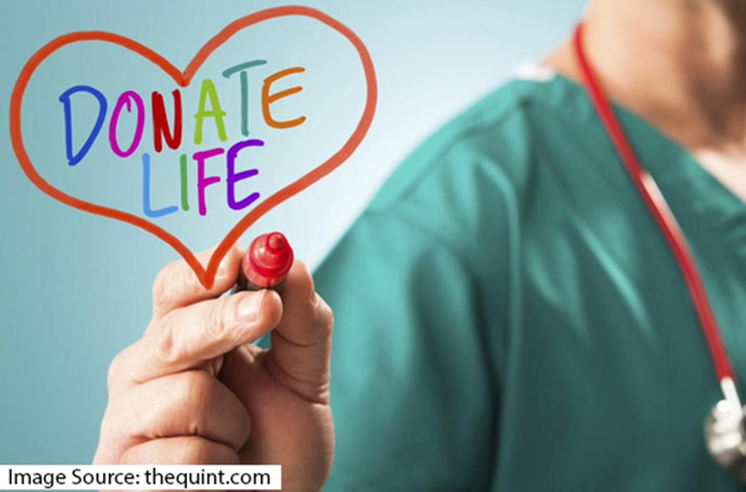 Organ Donation: Save lives. Donation A donation is a helping hand… | by ...