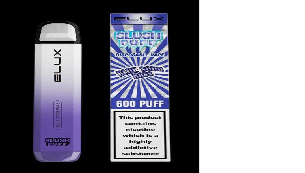 Elux Slush Puff — Blue Sour Rass Slush - Britishhypermarket - Medium