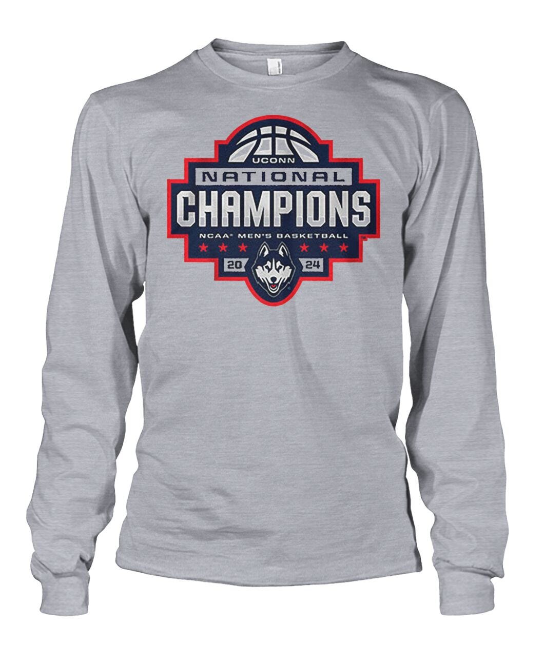 UConn Men's Basketball 2024 National Champions Logo Shirt | Medium