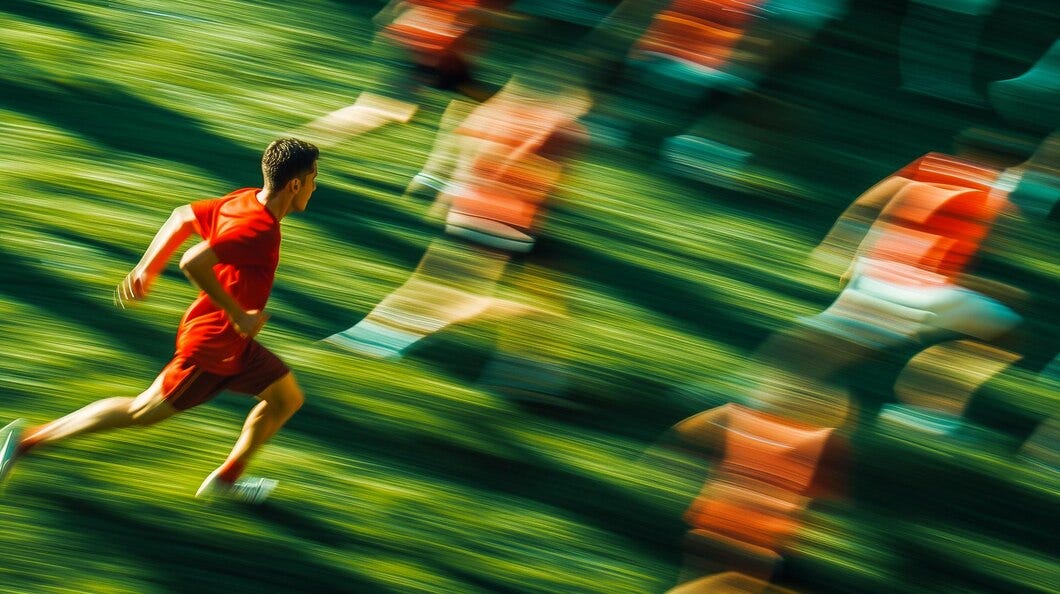 Running…. We are all running from and to… | by Abiola Ogunleye | Medium