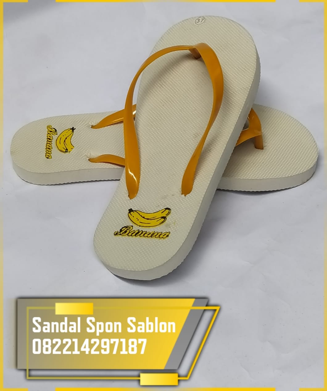 082214297187, sandal spon sablon yang cocok untuk beraktivitas, sandal ...