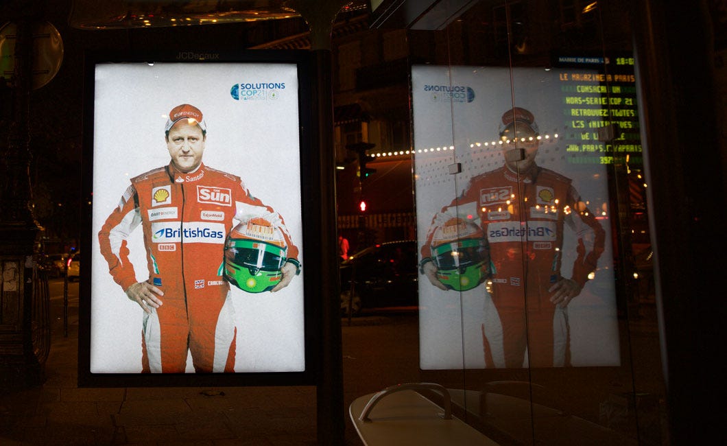 Brandalism COP21. The Brandalism campaign caught the… | by Frances ...