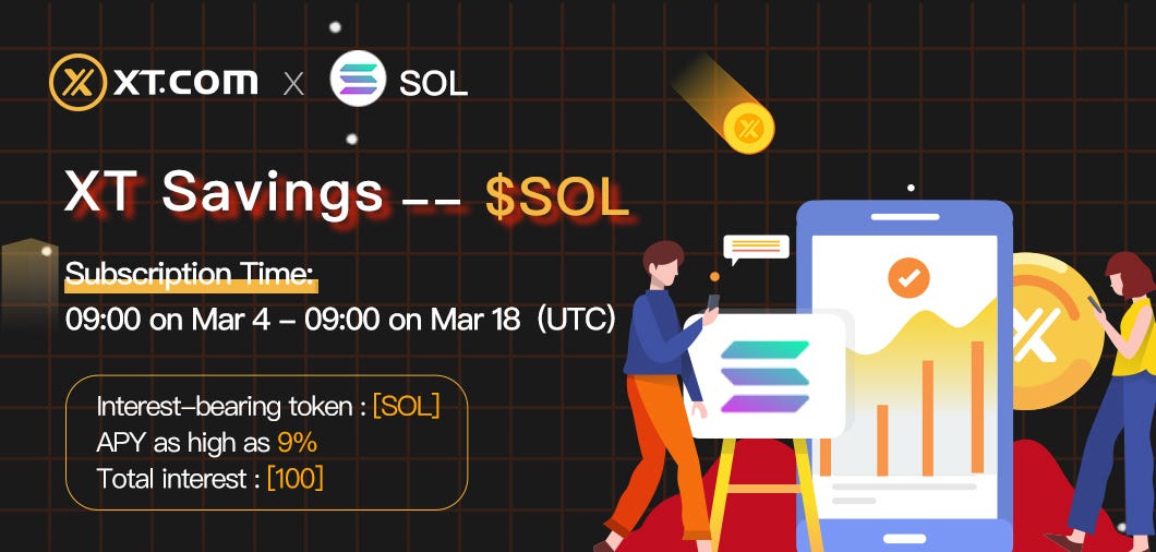 XT.COM Will Launch SOL Subscription | by XT.com | Medium