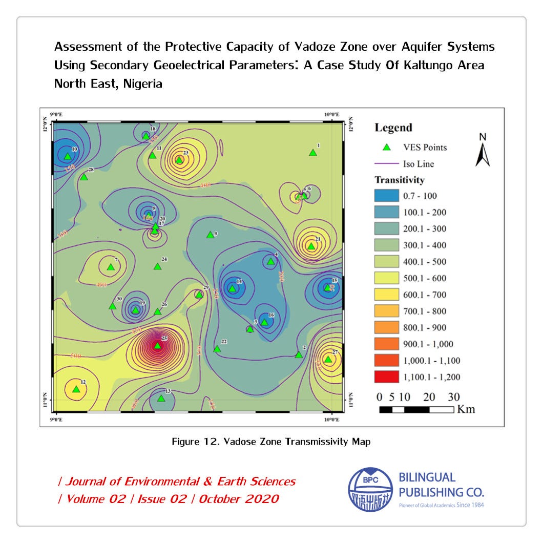 Assessment of the Protective Capacity of Vadoze Zone over Aquifer ...