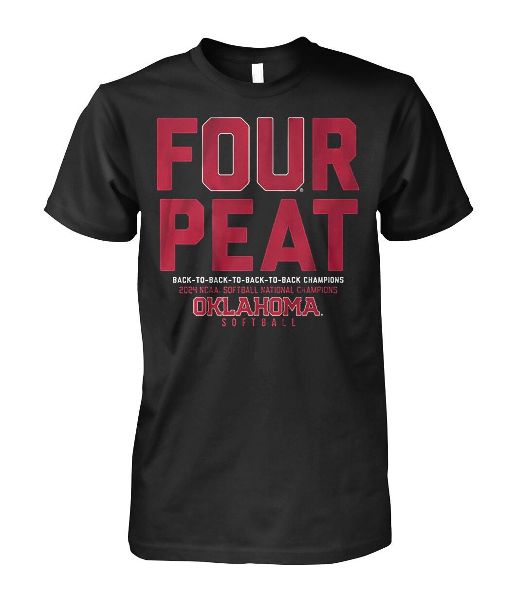 Oklahoma Softball Four-Peat Shirt | Medium