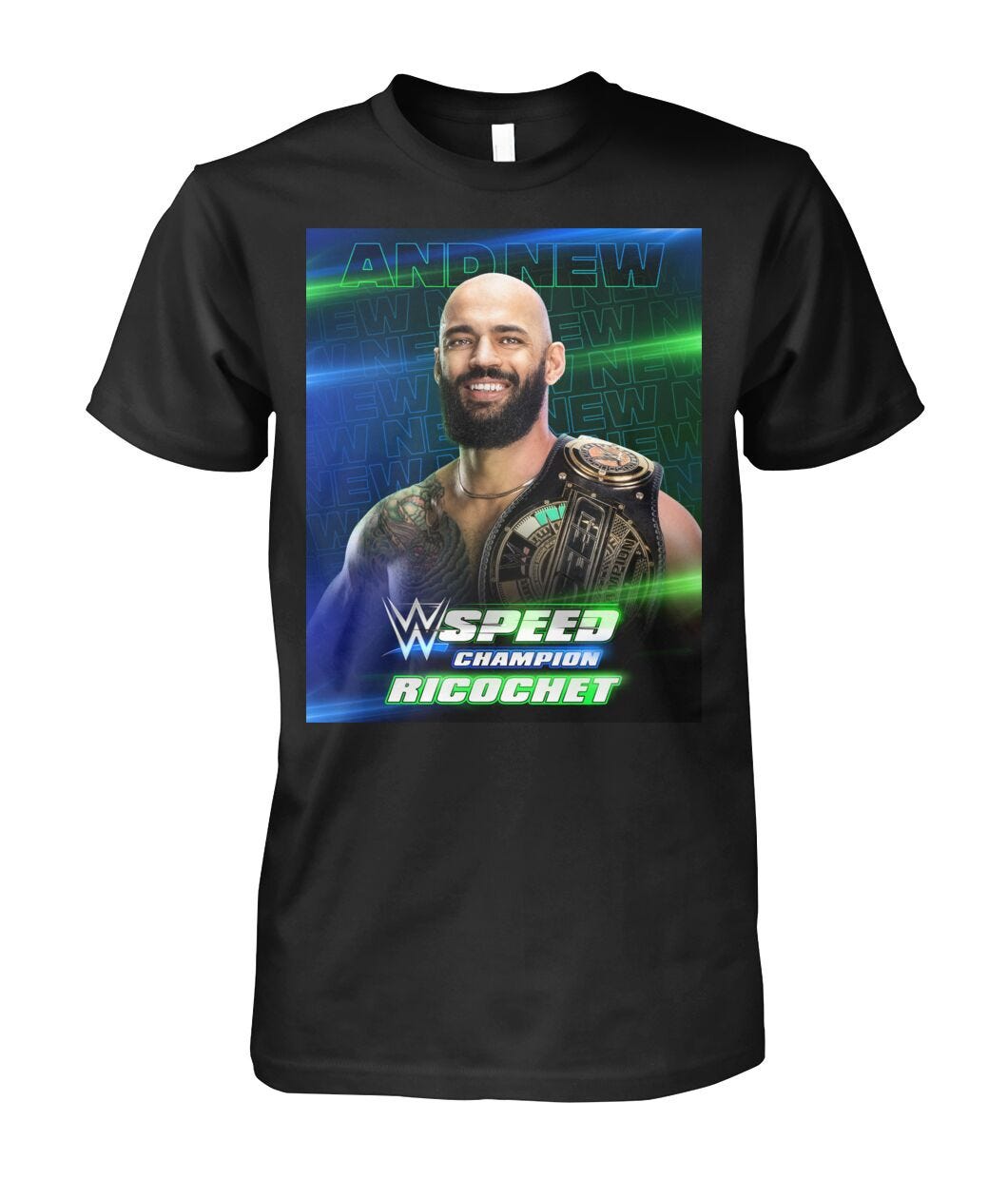 Ricochet The FIRST-EVER WWE Speed Champion Shirt | Medium