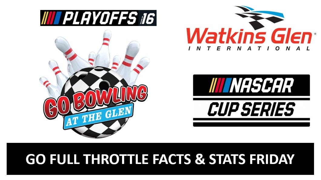 GFT Facts & Stats Friday: NASCAR Cup Series Go Bowling at The Glen at ...