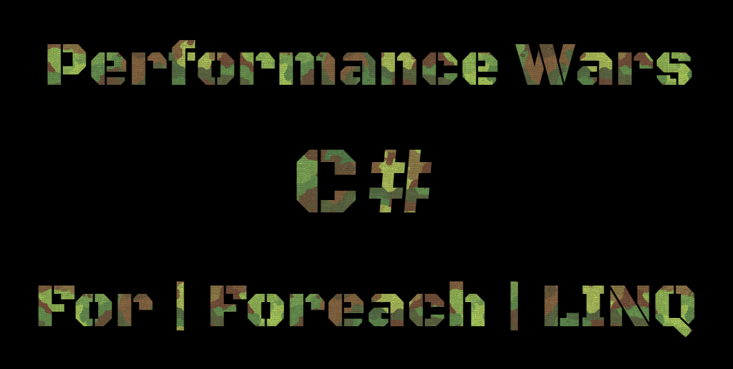 Performance Wars — Cycles — C#. This is the first post in a new series ...