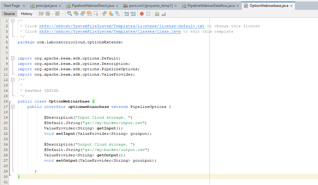 #6 Creación de pipelines usando Dataflow y java | by Yaninamonasterio | Medium