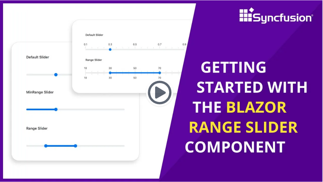 Getting Started with the Blazor Range Slider Component - Arun Raj - Medium
