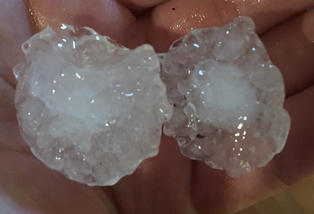 Hail the size of golf balls in 77 temps! | by Mendel Bluming | Medium