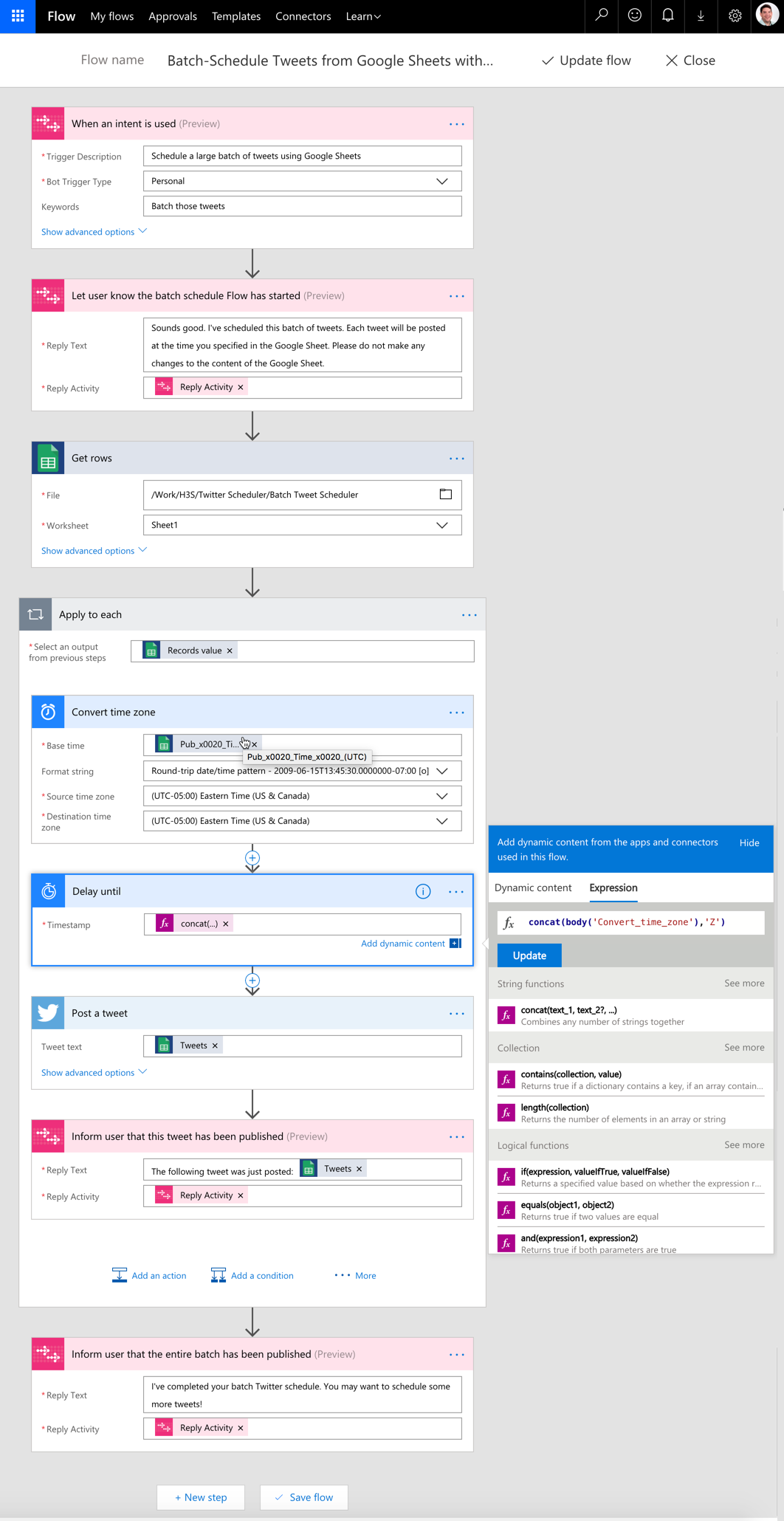 Template: Batch-schedule tweets from Google Sheets | by Matt Wade ...
