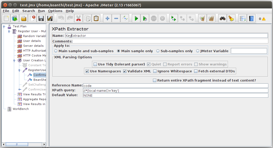 Jmeter : How to extract a response value and make it available as a ...