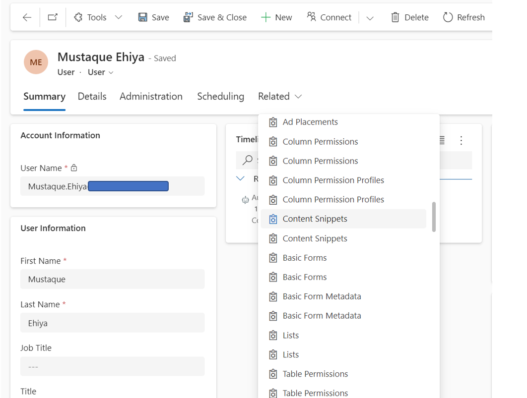 D365 CRM— Portal forms are shown in environments even when not configured with any portal setups ...