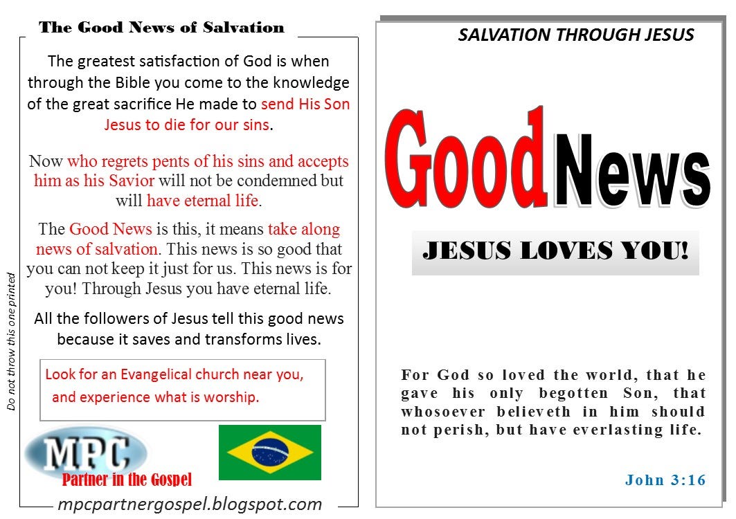 GOODNEWS. JESUS LOVES YOU! | by MPC PARTNER GOSPEL | Medium