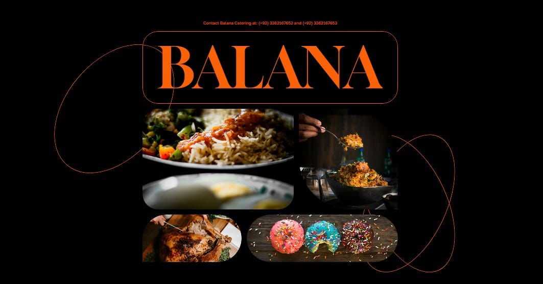 Transforming Balana Food and Catering Center’s Website with Modern Design | by Aarish Asif Khan ...