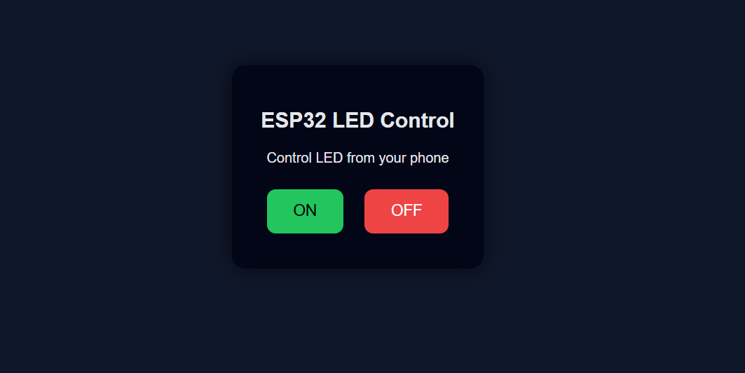 I Controlled an LED Using ESP32 and a Web Browser | by Dropout Engineer ...