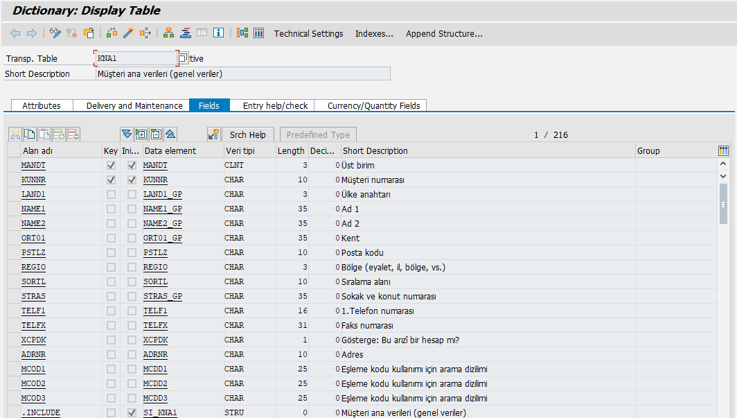 SAP-ABAP-4) Table, Structure ve Variables | by Furkan Teğrak | Medium