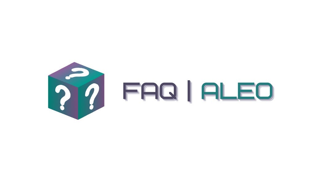 FAQ | ALEO (UA). POPULAR TOPICS | by WASTE | Medium