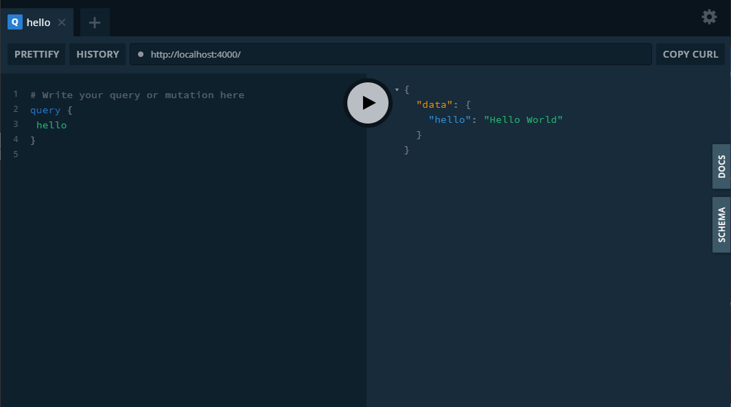 GraphQl — Hello world example (Most basic query ever) | by Ezra Siton ...