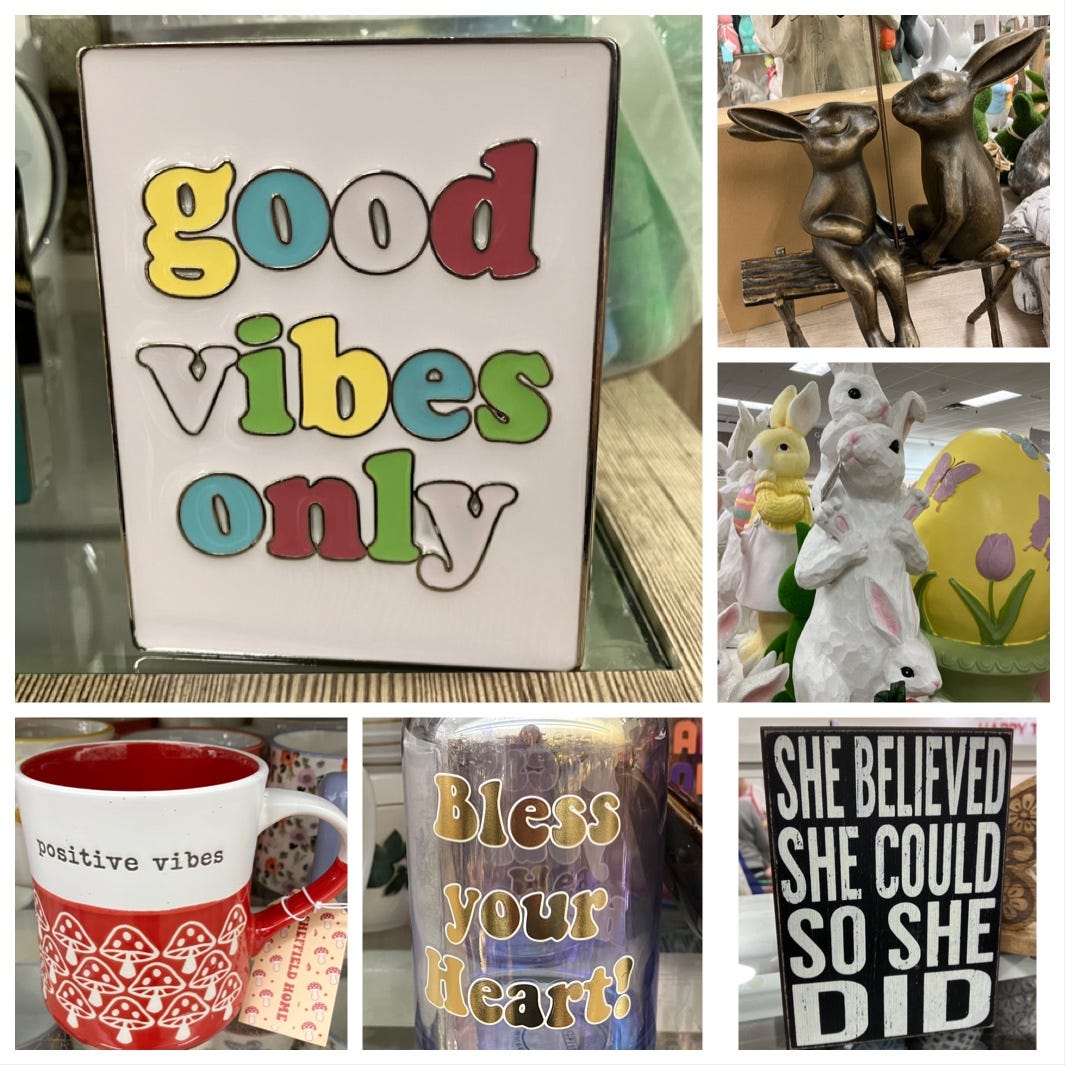 More fun signs at Home Goods. Good Vibes Club | by Lu Skerdoo | Good ...