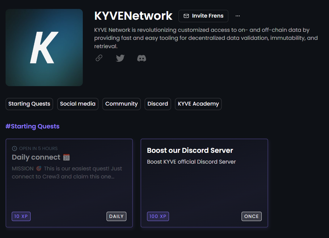 Let’s do KYVE Academy and get XP. I have already told you about the ...