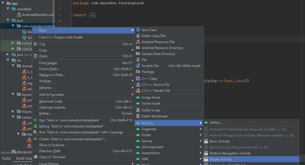 Splash Screen Android + Kotlin. Se você já pesquisou como fazer isso eu… | by Maritamisguemacedo ...