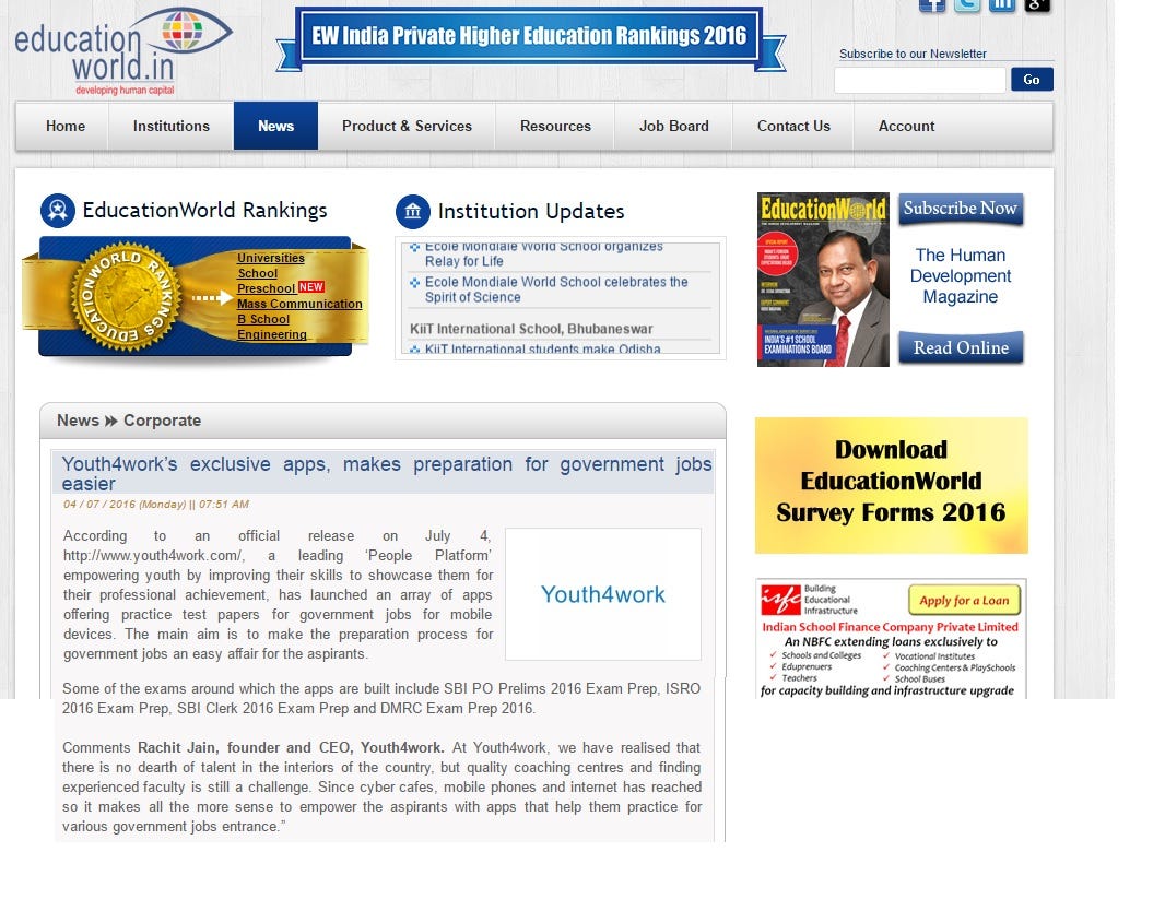 Y4w’s Prep test apps help people prepare for Govt. jobs | by Youth4work ...