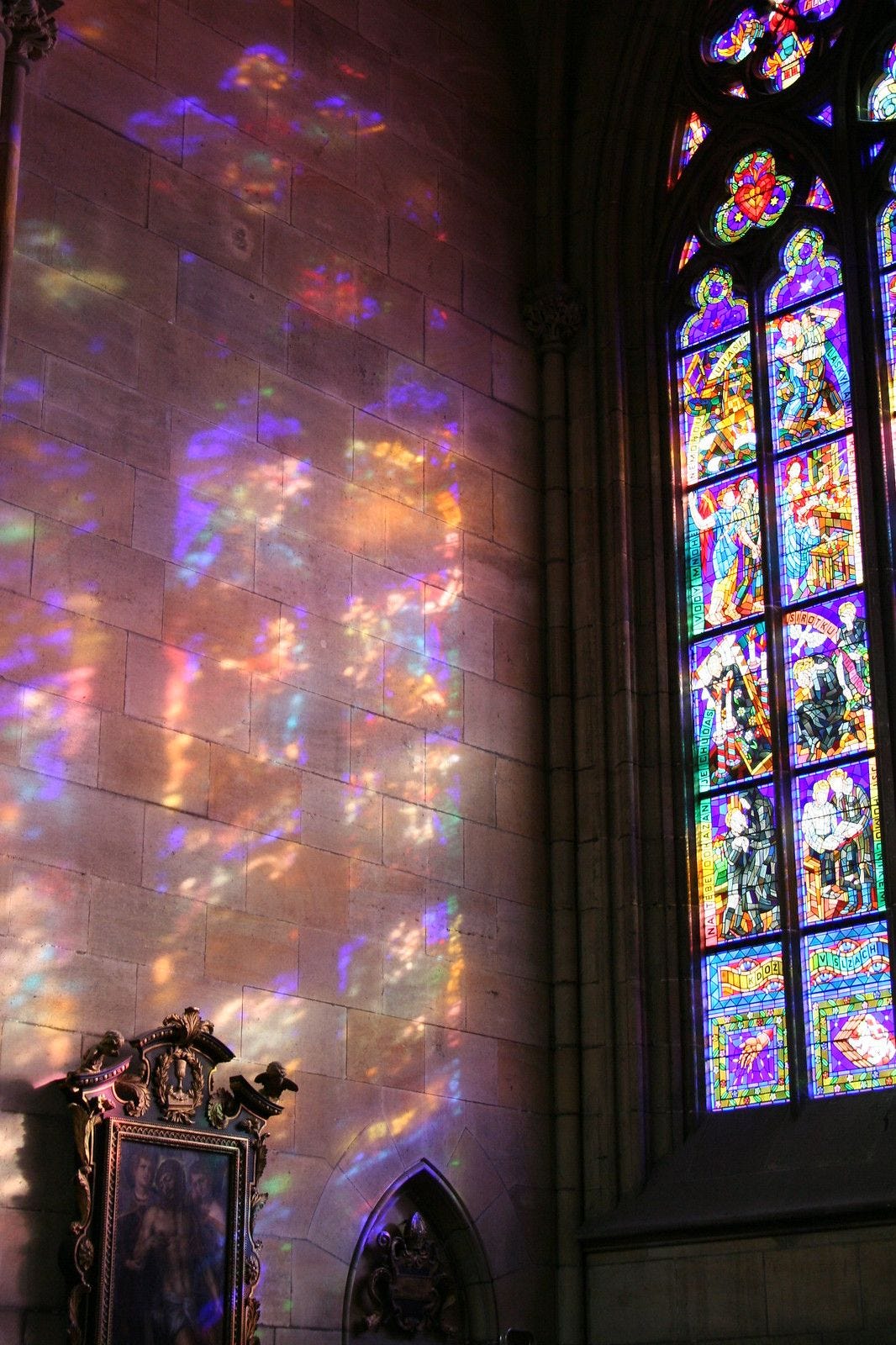 Romanesque Cathedrals Stained Glass