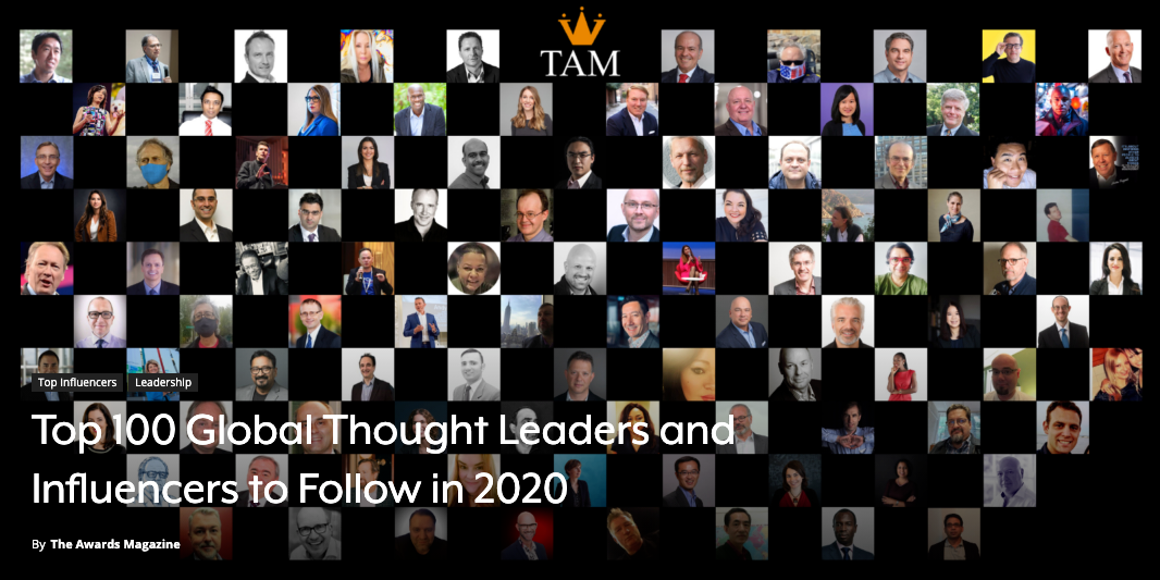 Top 100 Thought Leaders and Influencers to follow in 2020 and why! | by ...