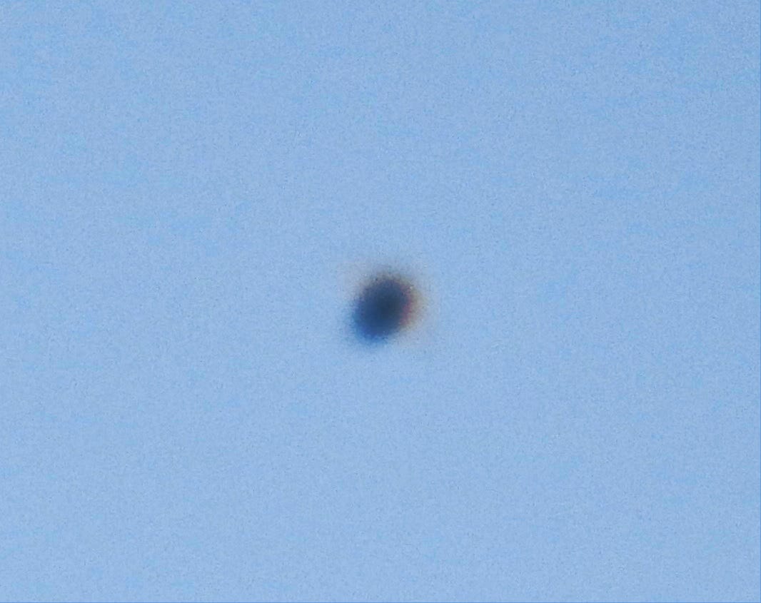 Anomalous Sphere Captured,. I managed to get a close-up photograph ...