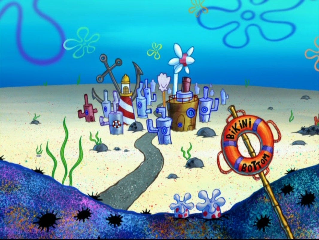 Bikini Bottom Is The Result Of Nuclear Testing By Arshdeep Supra Medium